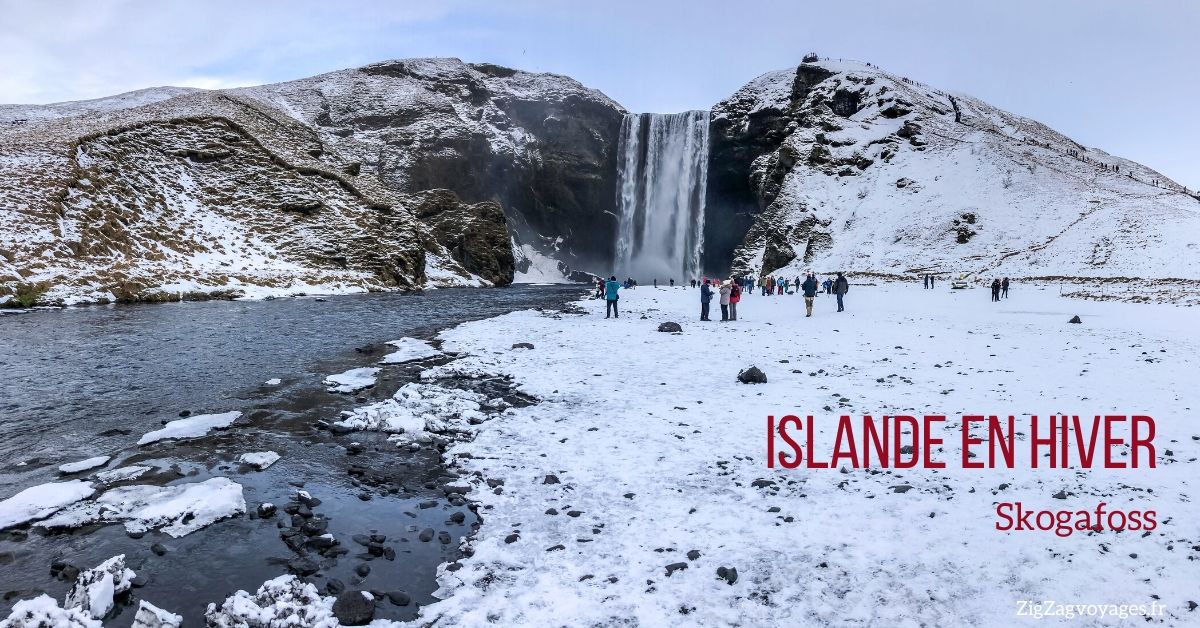 Skogafoss en Hiver (Islande) - Conseils + photos de la cascade