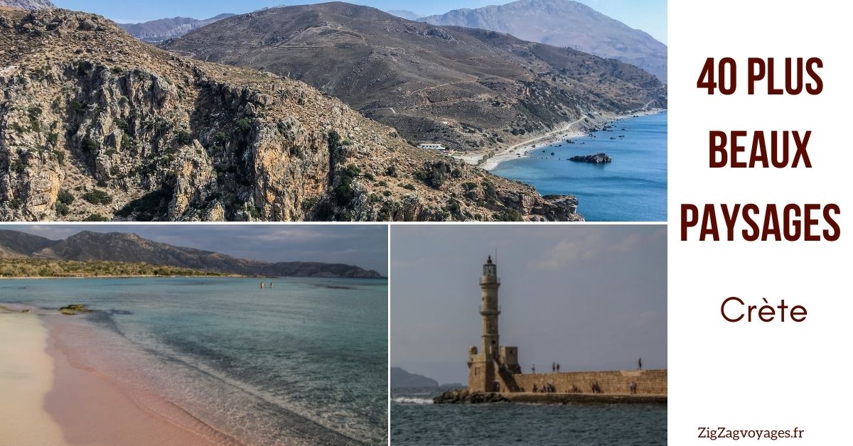 Les plus beaux paysages de Crète (en 40 photos)